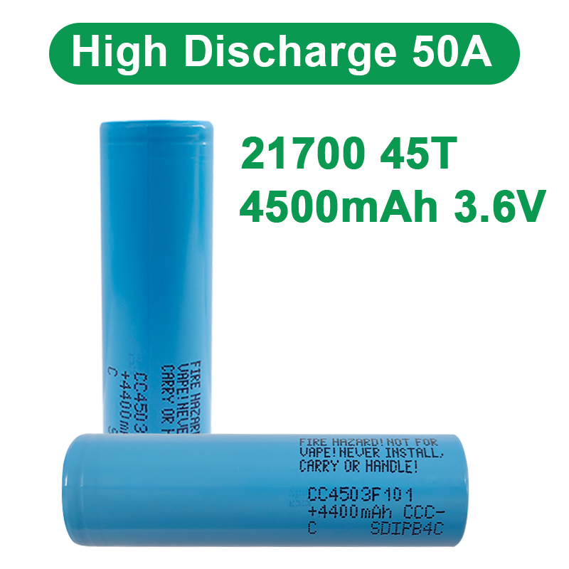 Limited-time Discount 21700 45T 35A High Capacity and High Power 21700 ...